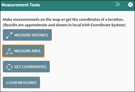 Figure 41 :Measure Area Tool
